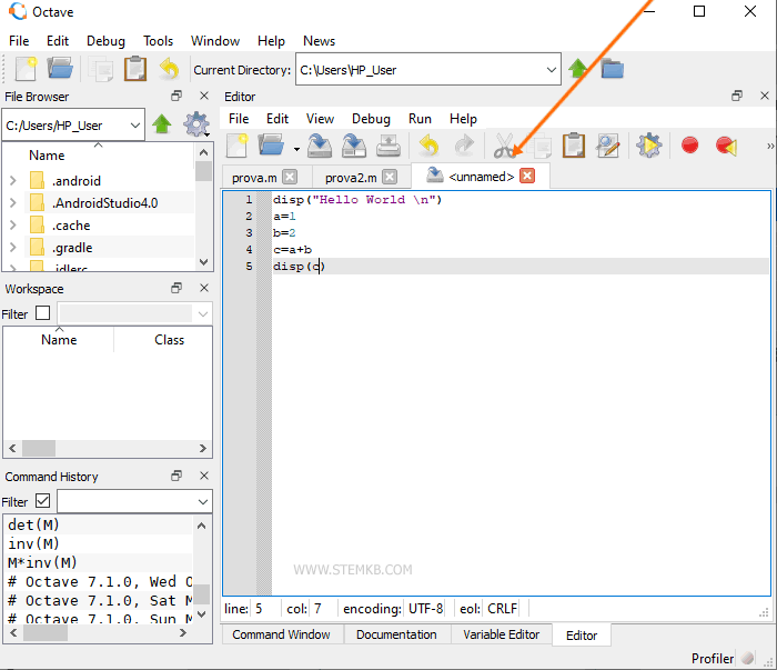Comment écrire un script en Octave | fr.stemkb.com